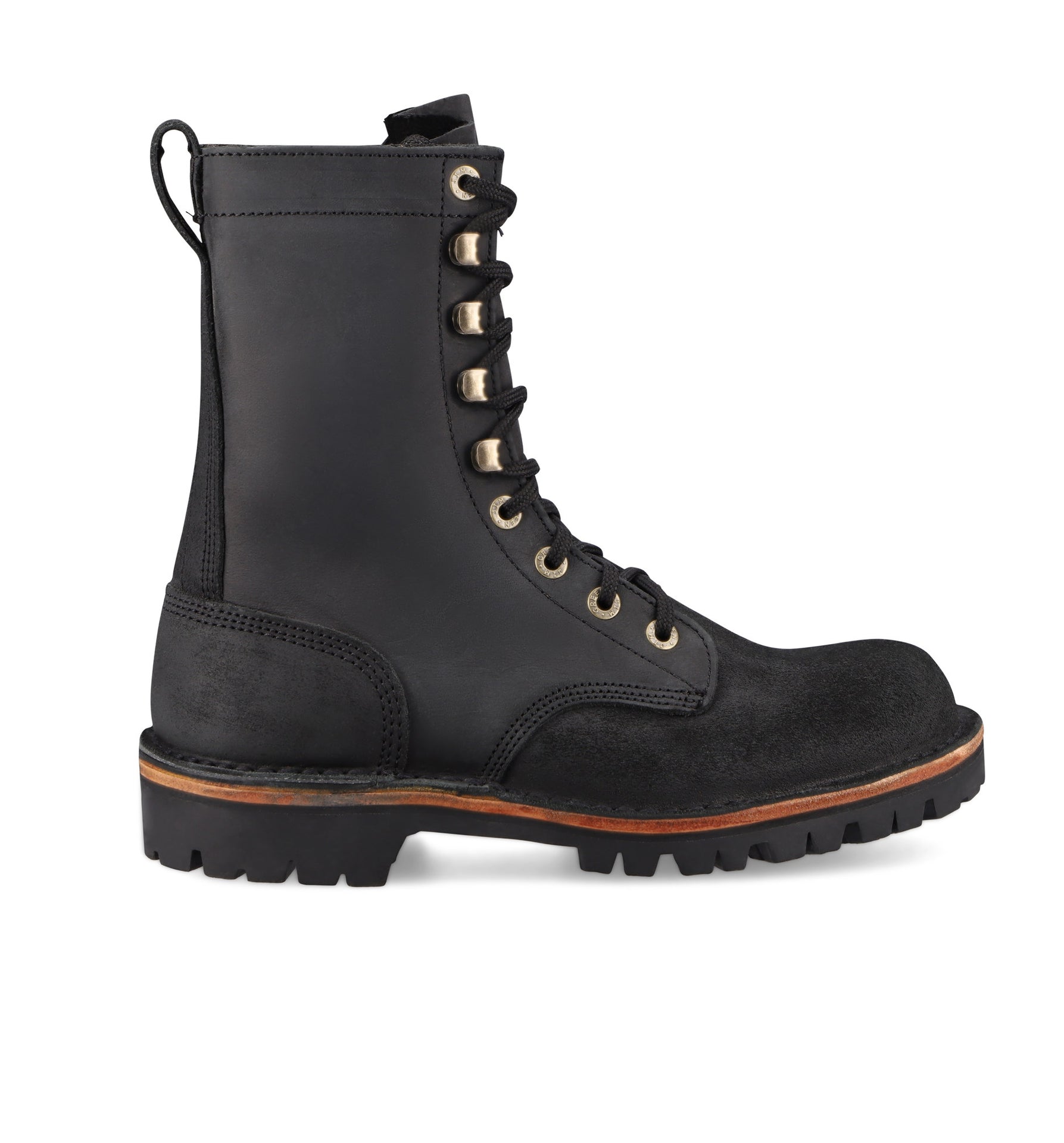 Rugged African Trooper - Houston Black – Jim Green Footwear